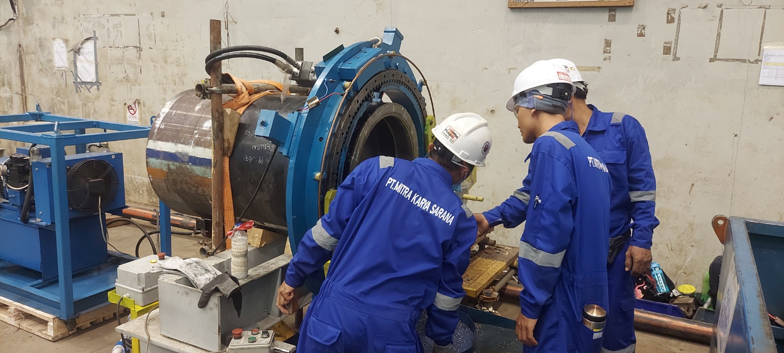 Onsite Machining- PT. Mitra Karya Sarana